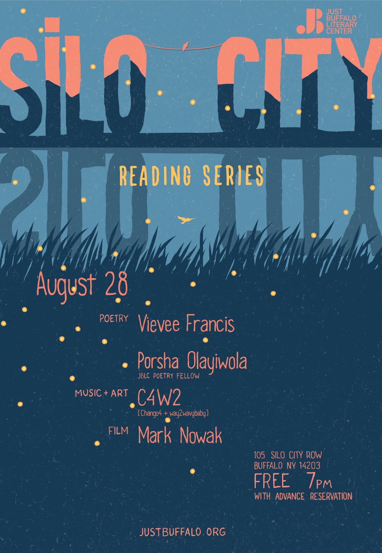 Silo City Reading Series: Vievee Francis, Porsha Olayiwola, Chango4 ...
